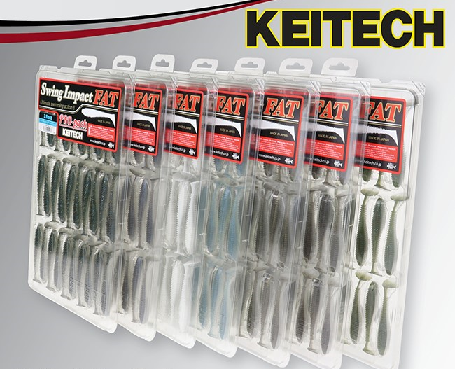 Keitech Fat Swing Impact Swimbait 3.8" - 30 PRO PACK – Anglers Choice ...