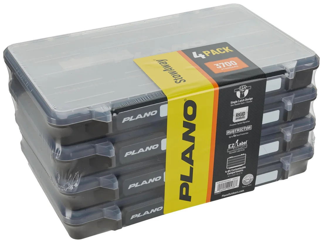 Plano StowAway 3700 Stow 4-Pack – Anglers Choice Marine Tackle Shop