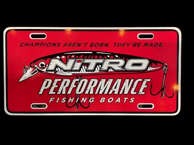Nitro License Plate - Lure – Anglers Choice Marine Tackle Shop
