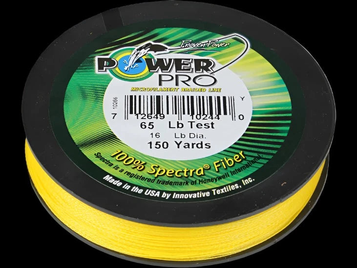Power Pro Spectra Braided Line - Yellow – Anglers Choice Marine Tackle Shop