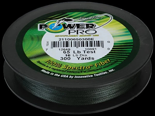 Power Pro Spectra Braided Line - Moss Green – Anglers Choice Marine ...