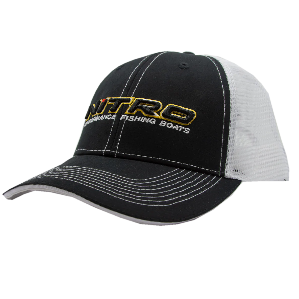 Nitro - Classic Mesh Cap - Blk/White – Anglers Choice Marine Tackle Shop