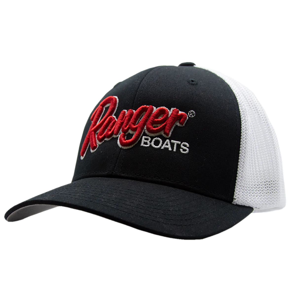 Ranger Flexfit Hat - Black/White – Anglers Choice Marine Tackle Shop